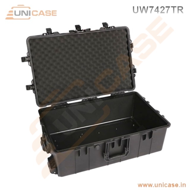 Rolling Equipment Carry Case with Custom Foam - UW7427TR