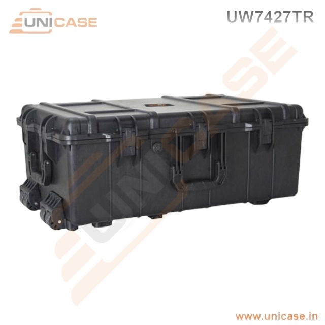 Rolling Equipment Carry Case with Custom Foam - UW7427TR