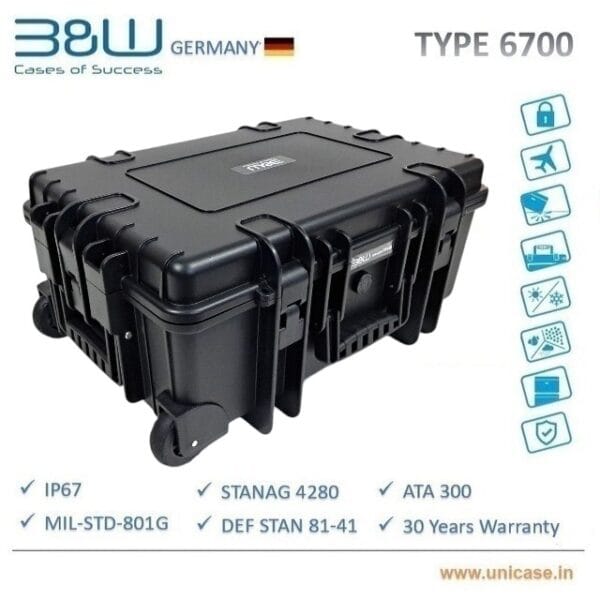 Hard case with custom foam : IP67 and MIL grade protective case