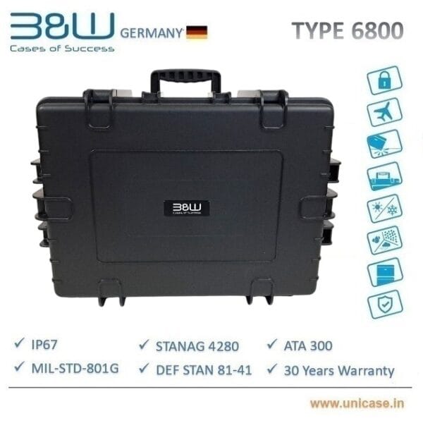 IP67 hard plastic carry case foam : Outdoor B&W cases Germany